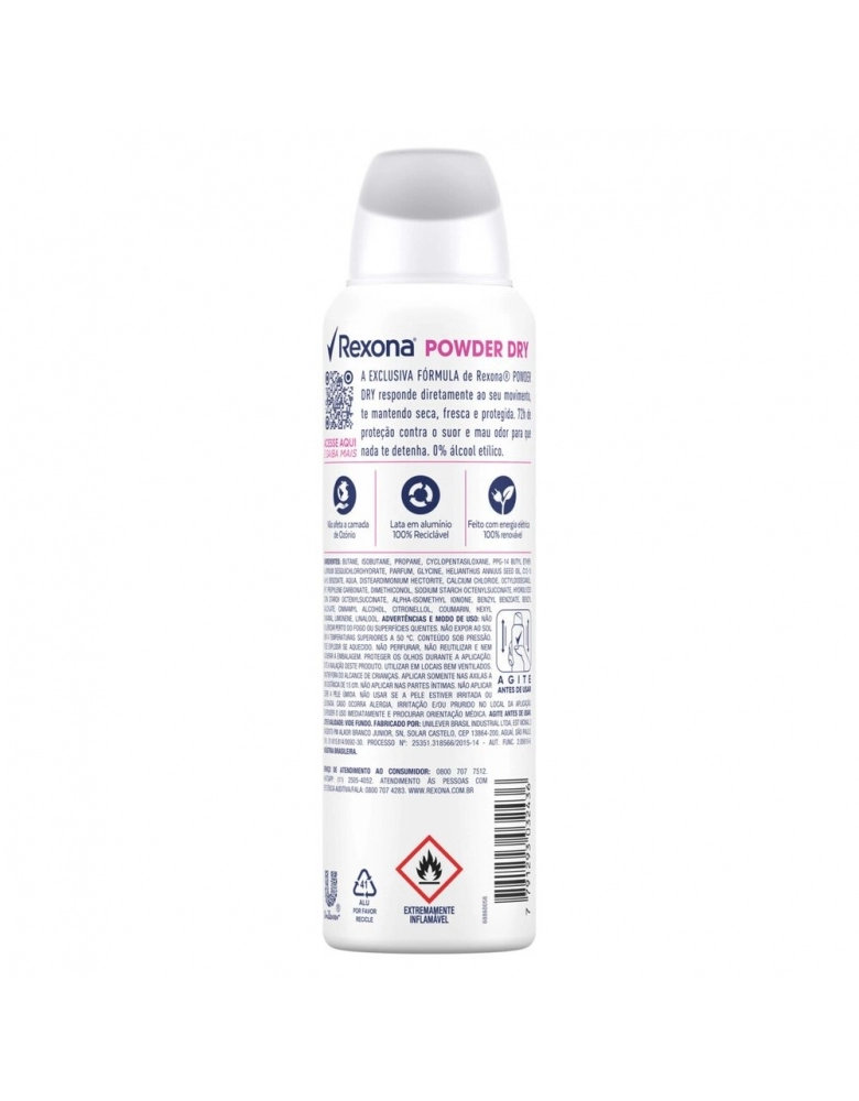 DESODORANTE AEROSOL REXONA POWER DRY 12X150ML